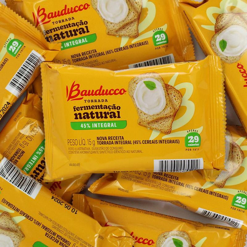 Torrada Integral Bauducco Sachês Para Clínicas Cestas de Café 100 ...