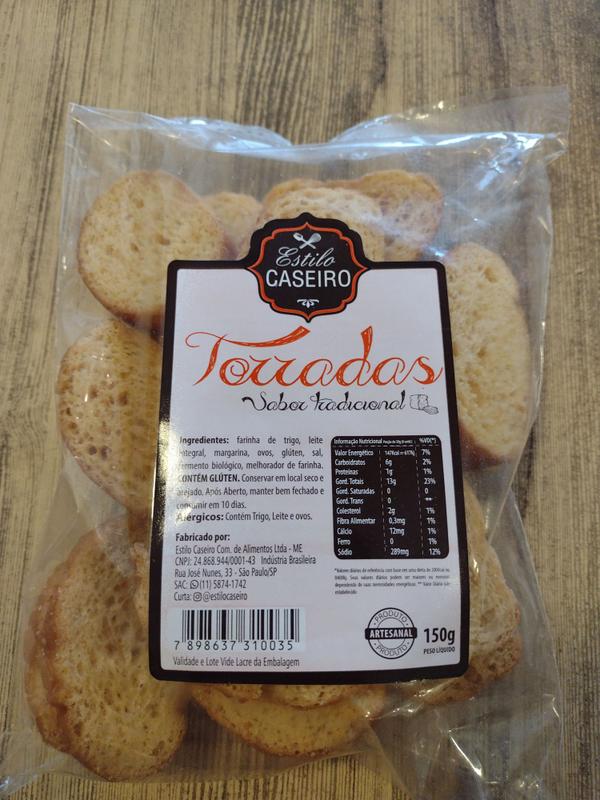 Torrada sabor tradicional - Estilo caseiro - Torrada - Magazine Luiza
