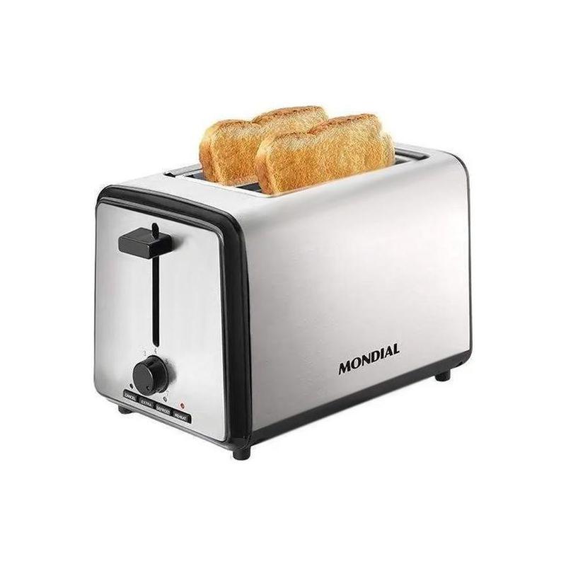 Torradeira E Mondial T 09 800W 220V Prata - Torradeira - Magazine Luiza