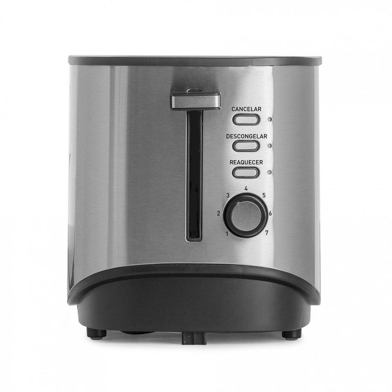 Torradeira Elétrica 850W Tostimax Inox 127V Mallory Prata - Torradeira ...