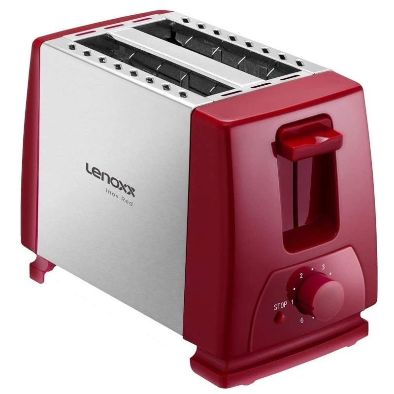 Torradeira Inox Red PTR203 127v 100w - Lenoxx - Torradeira - Magazine Luiza