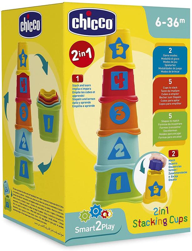 Torre De Copos 2 Em 1 - Chicco - Brinquedos Educativos - Magazine Luiza