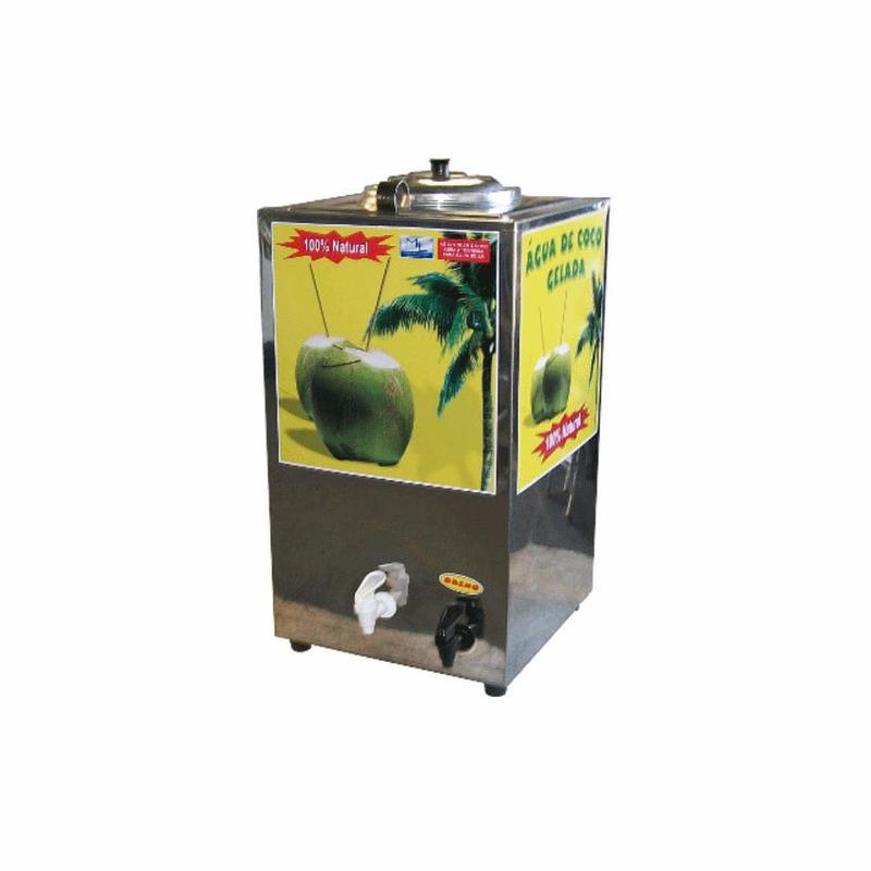 Torre Gela Coco Quadrada Lisboa Inox Com Serpentina - Abridor de Coco ...