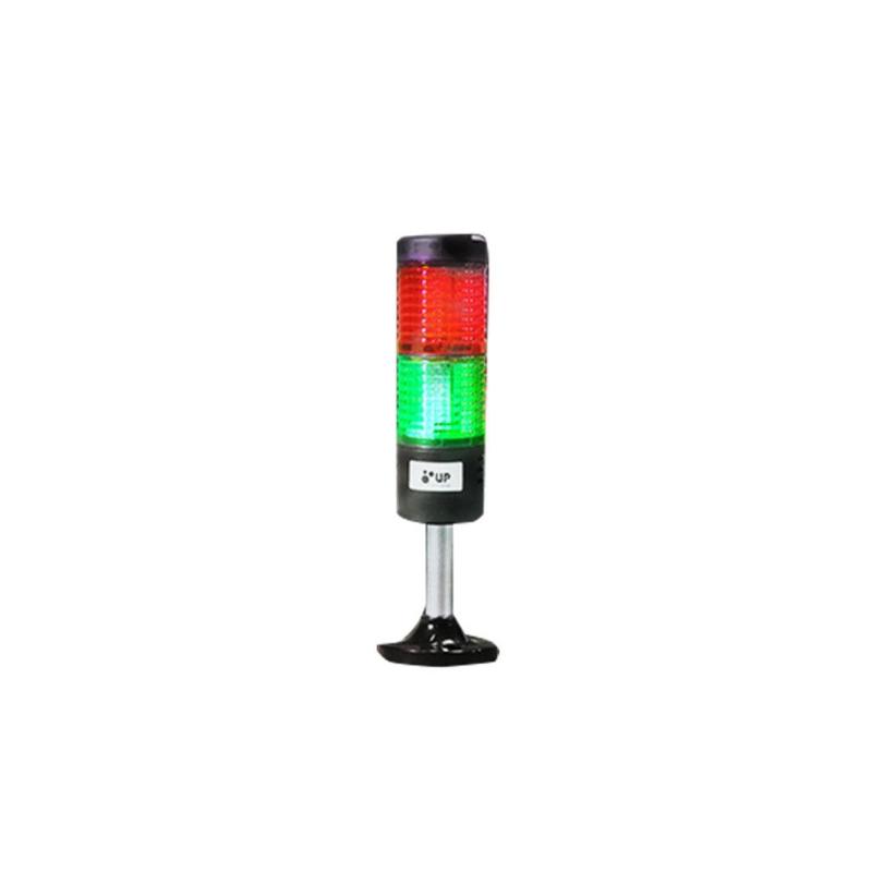 Torre Luminosa ECO LED 2 Cores Vermelho/Verde 25CM 24V c/Buzzer - UPLED ...