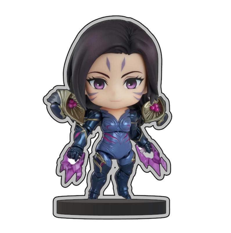 Totem League of Legends Games Sona Jinx Ahri Ashe Akali KDA Decoração ...