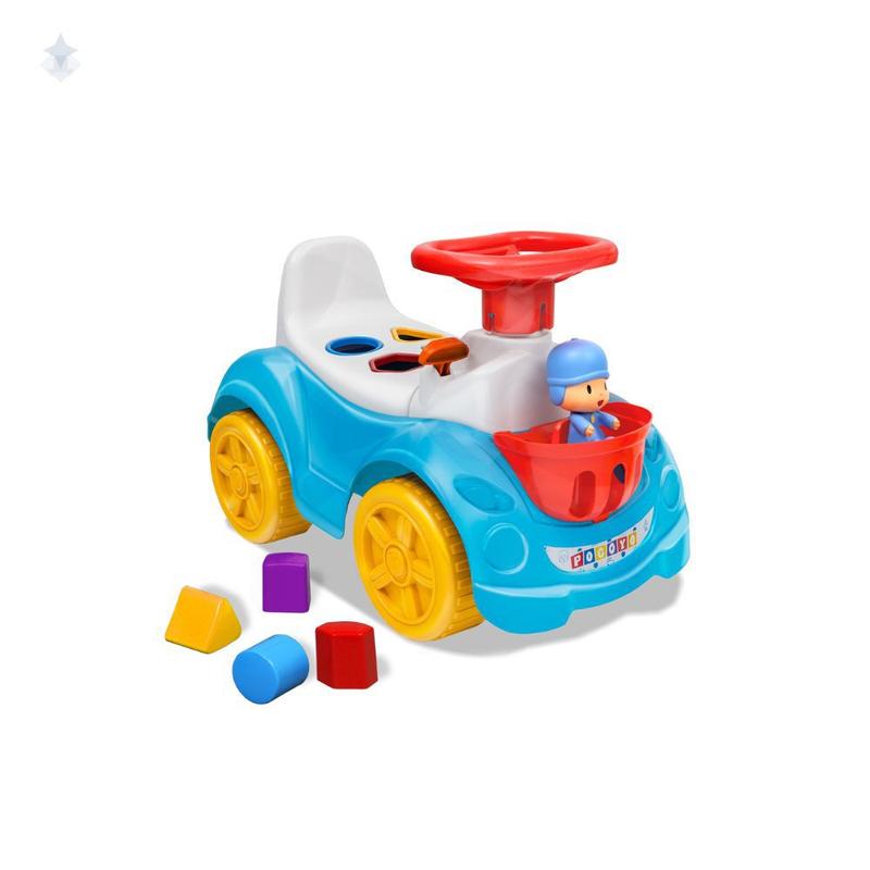 Totoka Totokinha Pocoyo Andador Infantil com cestinha e boneco ...