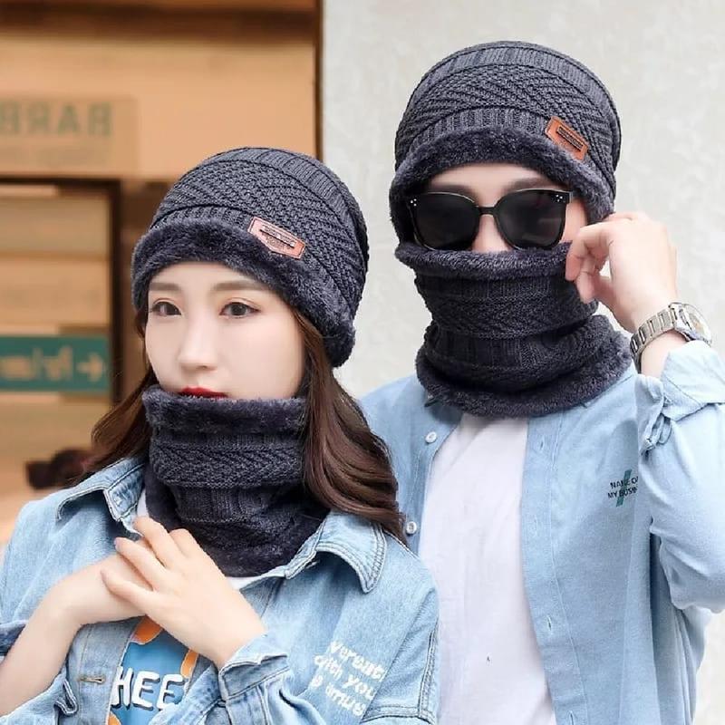 Touca De Frio Feminina E Masculina + Gola Forrada- Premium - Sports ...