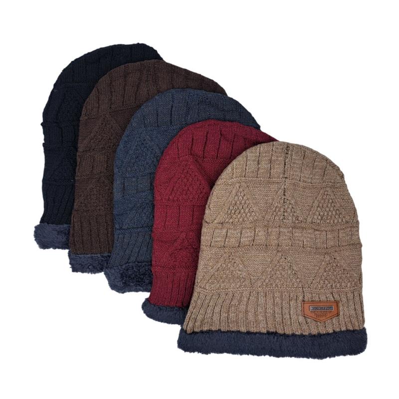 Touca Lã Gorro Adulto Frio Inverno Forrada Antialergica - Darujo ...