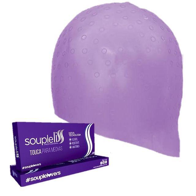 Touca Romana Souple Liss Profissional Resina de PVC Plástica - Touca ...