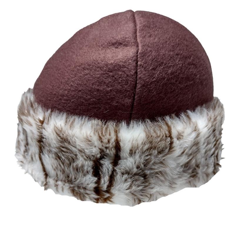 Touca soft barra em pelucia estampada - Lilas Inova - Touca e Gorro ...