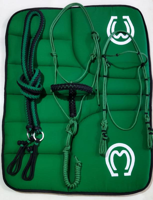 Traia Com Cabeçada Cabresto E Rédea + Manta Mangalarga Top - Selaria ...