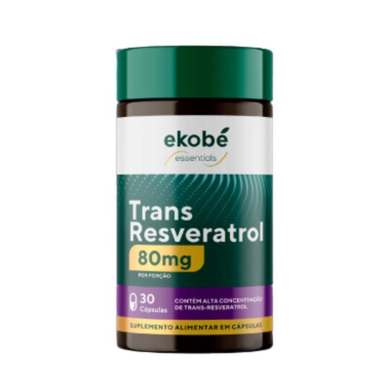 Trans-Resveratrol 80 mg - Ekobé - Fitoterápicos - Magazine Luiza