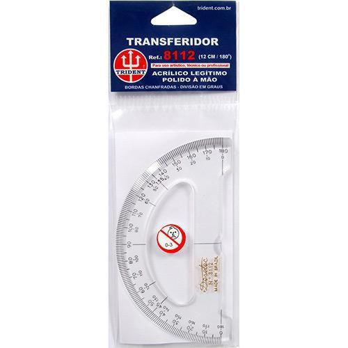 Transferidor Trident Desetec 180º 012 cm 8112 - Transferidor Escolar ...