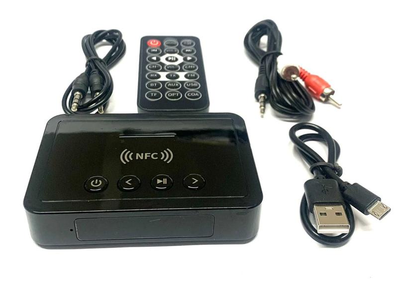 Transmissor E Receptor Bluetooth 5.0 Com Porta Aux E Toslink - RB TRONICS - Adaptador Bluetooth ...