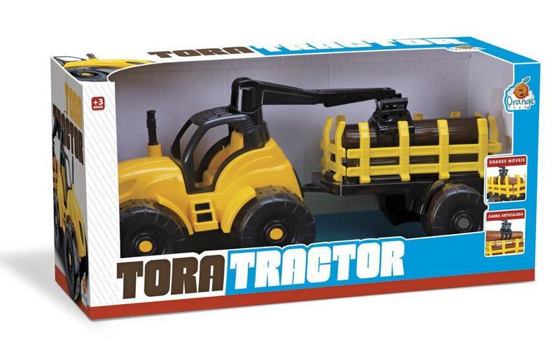 Trator De Tora - Tora Tractor - Orange Toys - Trator de Brinquedo ...
