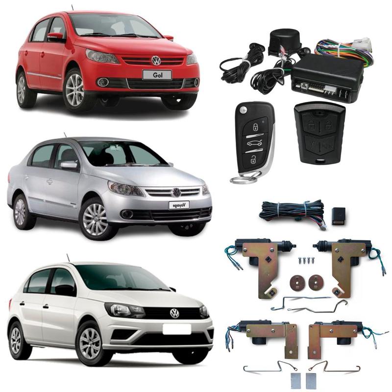 Trava Elétrica E Alarme Canivete Voyage G7 G8 4 Portas - Dial - Alarme ...