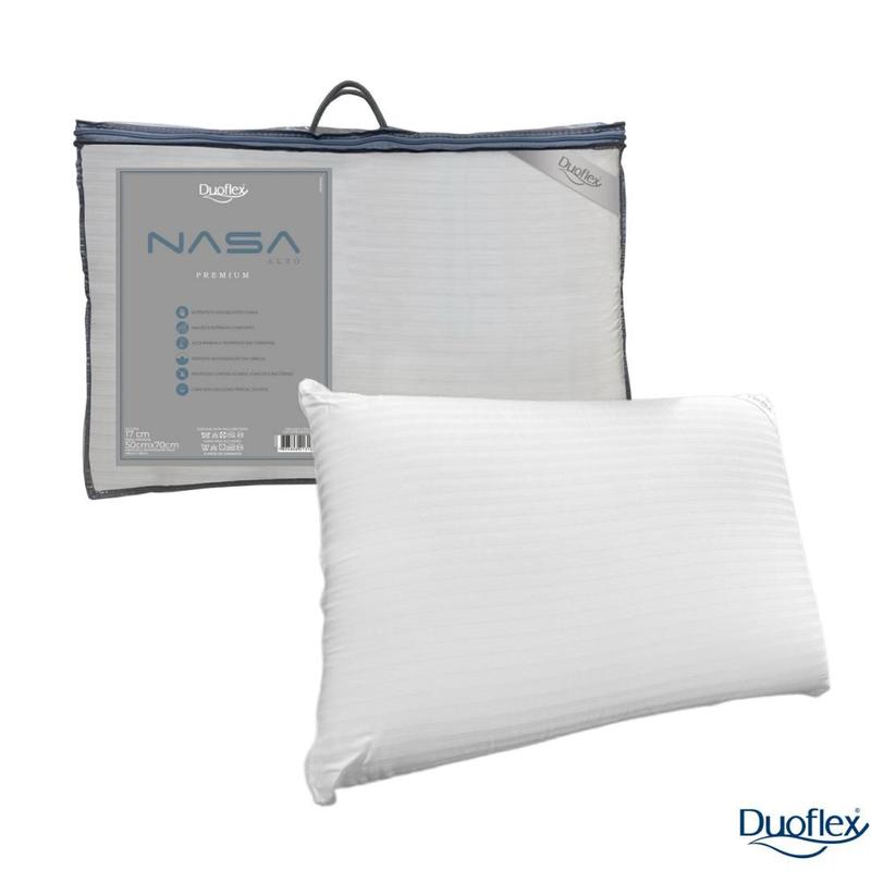 Travesseiro Alto - Nasa Premium - Duoflex - Travesseiros - Magazine Luiza