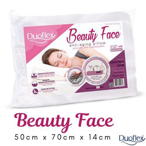 Travesseiro Anti Rugas Duoflex Beauty Face Pillow - Travesseiro Comum ...