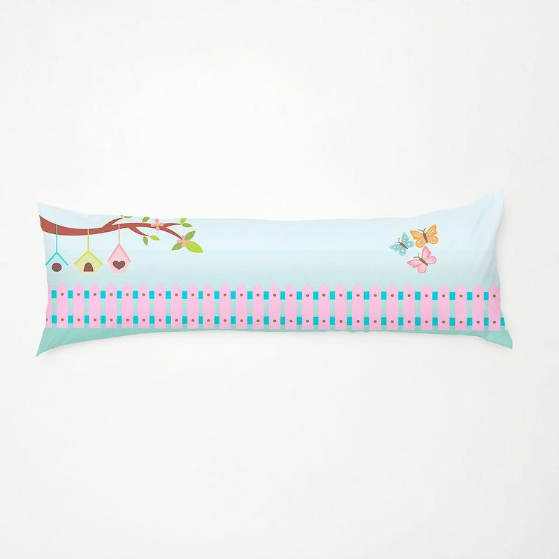 Travesseiro Body Pillow Confort Estampado Borboleta 90cm x 40cm ...