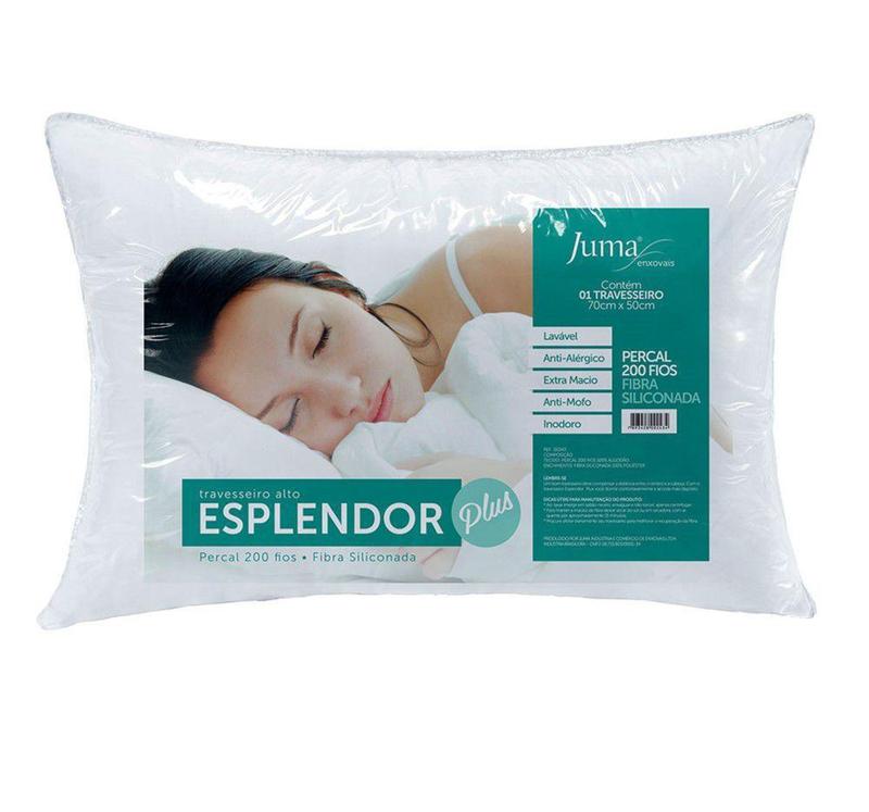 Travesseiro Fibra Siliconada Esplendor Juma - Travesseiros - Magazine Luiza