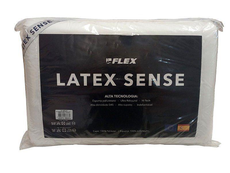 Travesseiro Látex Sense Perfil Médio Flex Colchões - Travesseiro Comum ...