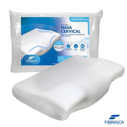 Travesseiro Nasa Cervical Alivio Dores Nas Costas - Fibrasca ...