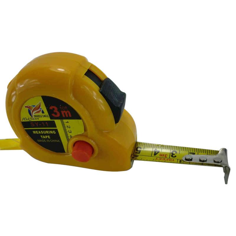 Trena 3 metros com trava e botão de trava rápida - WebStore - Trena ...