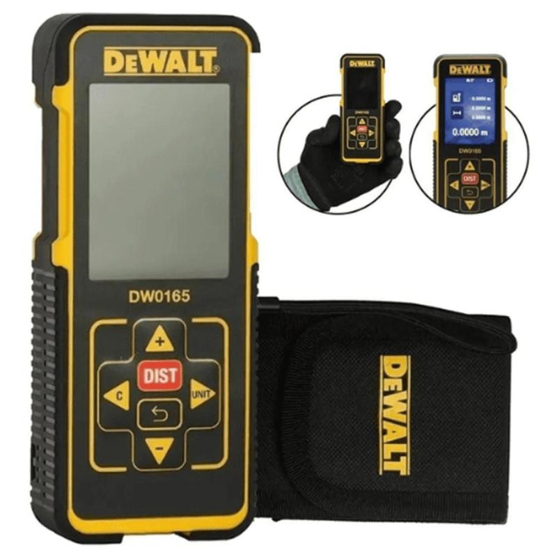 Trena a Laser Dewalt DW0165N Alcance 50m Com Bolsa Protetora - Trena ...