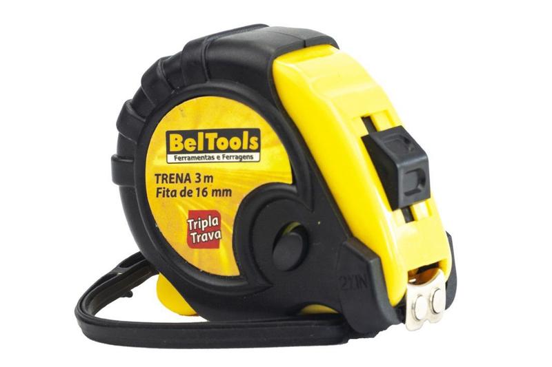 Trena Curta 3 Metros 3m x 16mm 10FT Beltools - Ferramentas Manuais ...