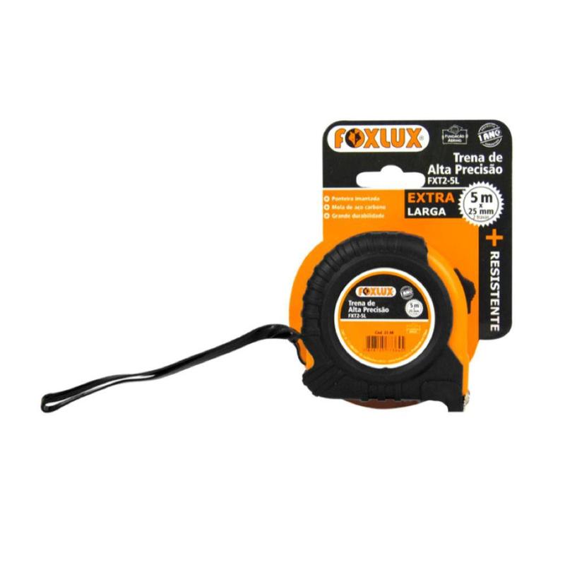 Trena De Alta Precisao Fx T2 - 10 10M X 25Mm) - Foxlux - Trena ...