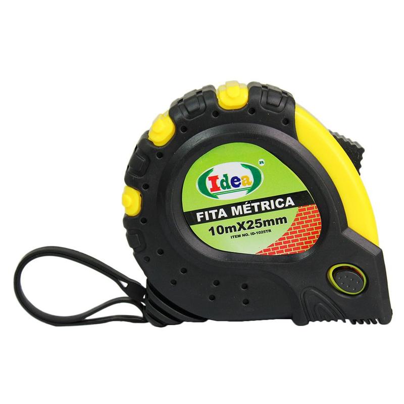 Trena Emborrachada 3 Travas 10 Metros Fita Larga Aço 25mm - Idea ...