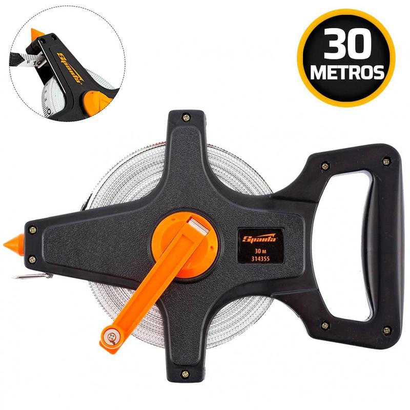 Trena Longa Aberta 30 Metros Com Manivela Sparta - Trena - Magazine Luiza