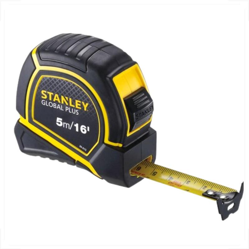 Trena Profissional Emborrachada 5 Metros Com Trava Stanley - Trena ...
