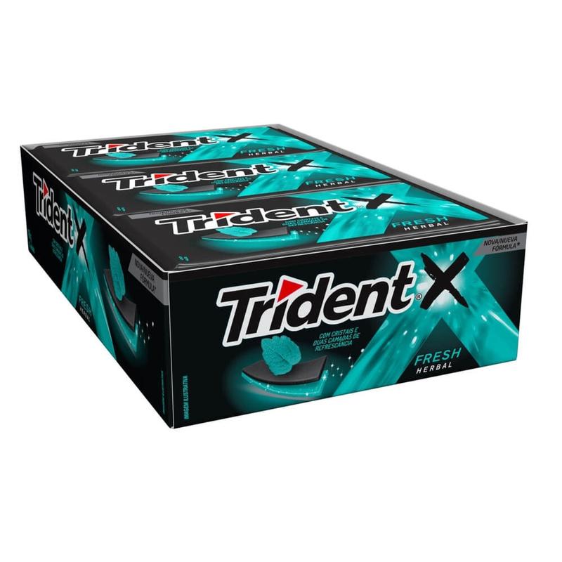 Trident Chiclete caixa com 21 uni. de 8g cada - Mondelez - Chicletes e ...