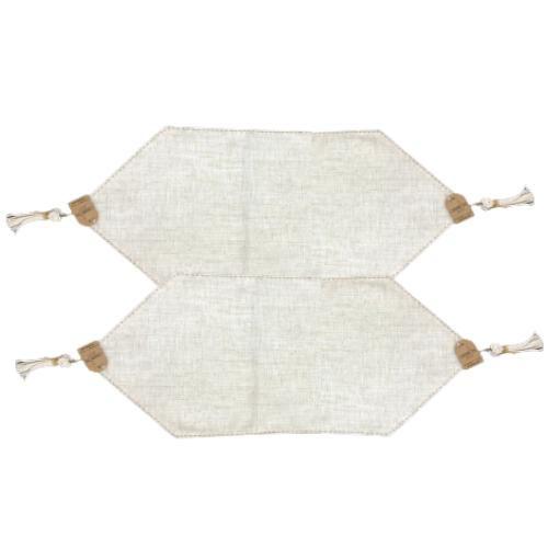 Trilho de Mesa em Linho Michela 4lugares Cru 1,20X38CM C/2 - Caminho de ...