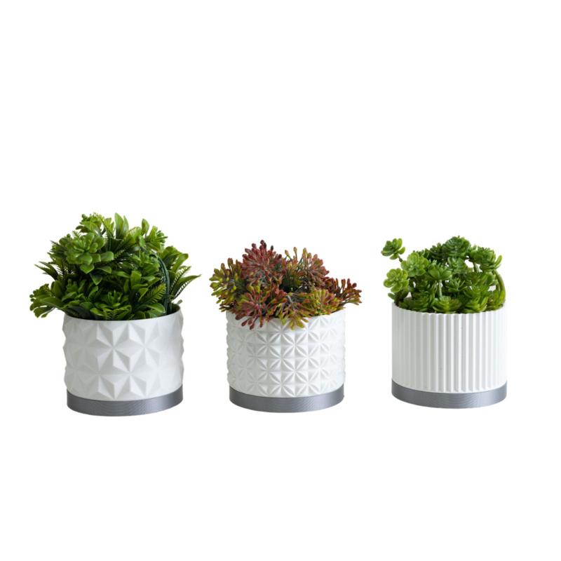 Trio Cachepot P - Realce - Galanta - Cachepot - Magazine Luiza