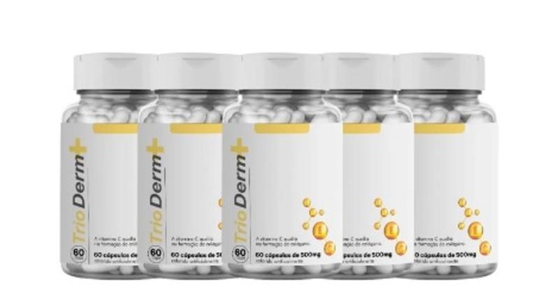 Trio derm + kit 5 potes 60ps cada - trioderm - Trioderm ...
