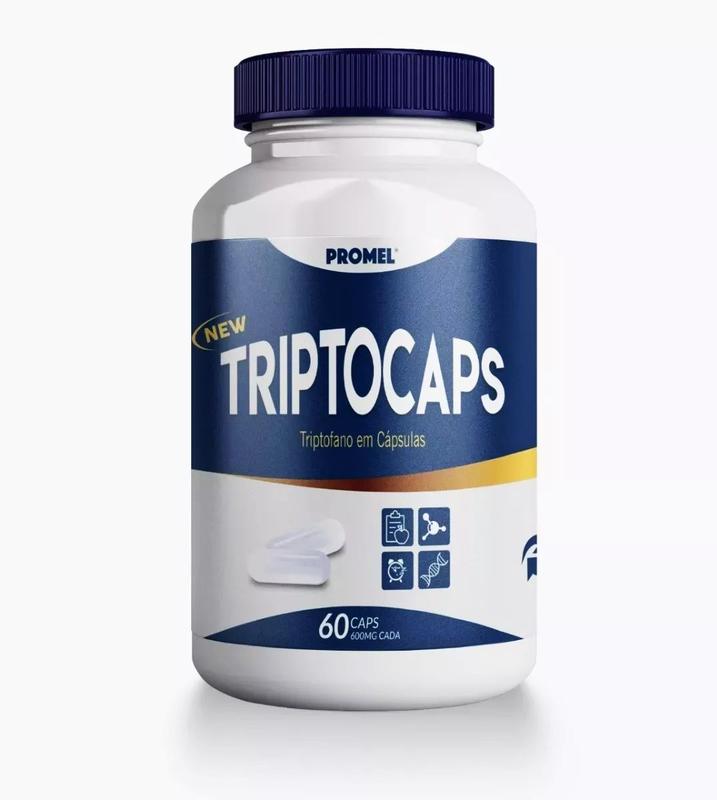 Triptocaps Triptofano 60 Caps 600 Mg - Promel - Fitoterápicos ...