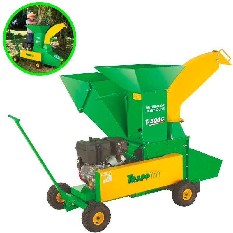 Triturador de Galhos à Gasolina 15,0HP TR 500G TRAPP - Triturador Forrageiro - Magazine Luiza