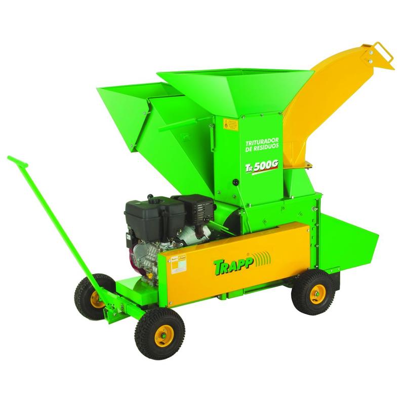 Triturador de Galhos / Resíduos Motor Gasolina 17HP TR 500G Trapp - Triturador Forrageiro ...