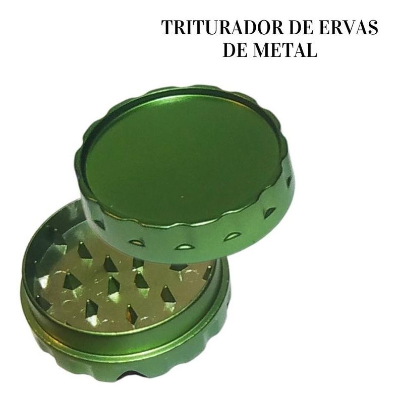Triturador de Metal Para Chá, ervas e temperos Medicinal de cozinha e ...
