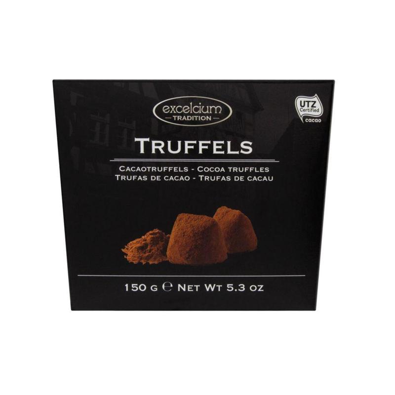 Trufas de Chocolate ao Leite Excelcium Preta 150g - França - Bombom ...