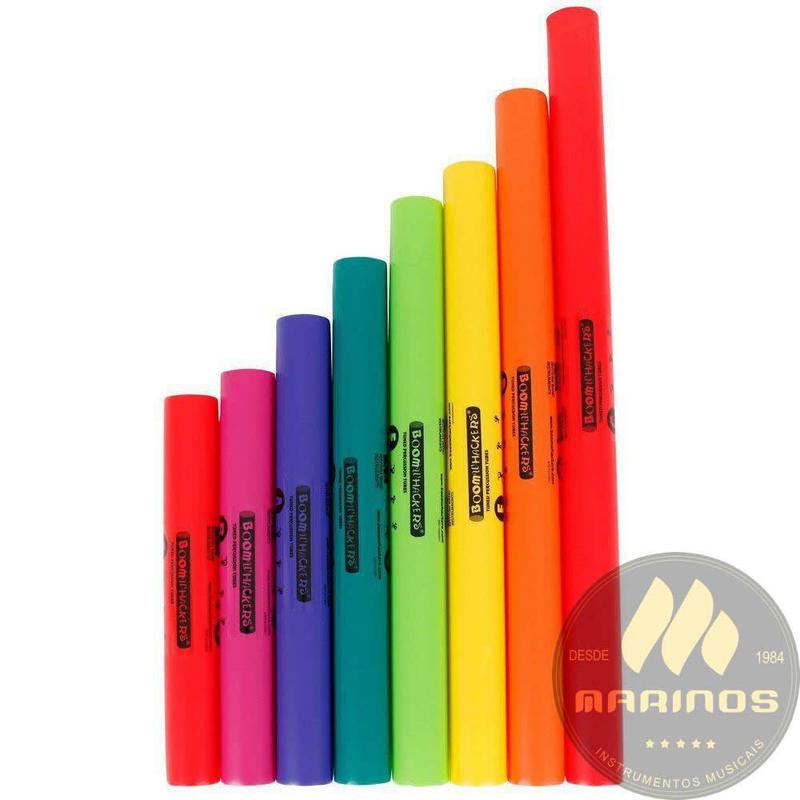 Tubos BOOMWHACKERS Escala Dó Maior BWDG com 8 - Bateria e Percussão ...