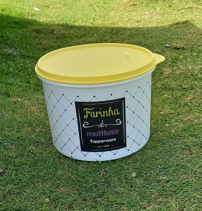 Tupper Caixa farinha bistrô 2,4 Kg - Tupperware - Pote - Magazine Luiza