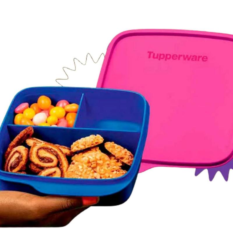 Tupperware Basic Line Com Divisórias 550ml Marmita Ideal Pote