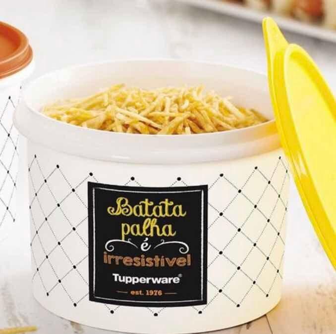 Tupperware Caixa Batata Palha Bistrô 210g - IMP - Caixa Organizadora - Magazine Luiza