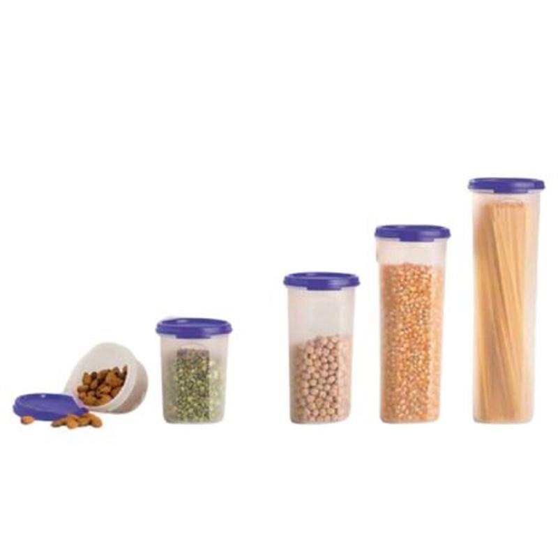 Tupperware Kit Modulares Redondos Potes Organização Despensa c/ 05 pçs ...