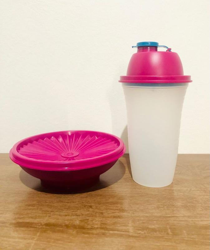 Tupperware Kit Quick Shake 500ml + Tigela Sensação 400ml - Coqueteleira ...