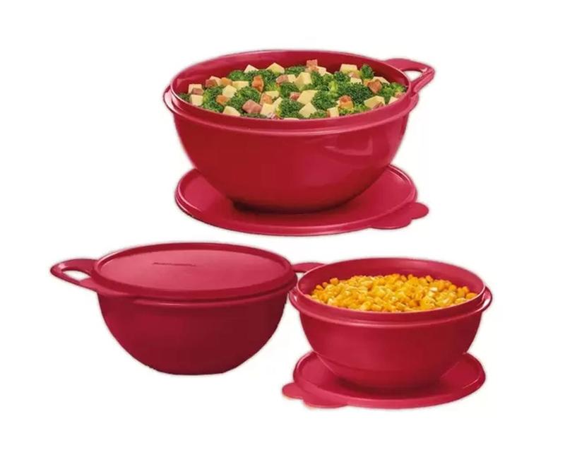 Tupperware Kit Tigelas Criativas Cereja 3 Peças - Tigela - Magazine Luiza