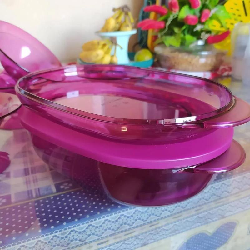 Tupperware Microplus Oval 1,5 Litro Policarbonato Com Tampa - Pote ...